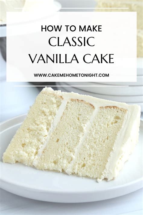 Basic Vanilla Cake Artofit
