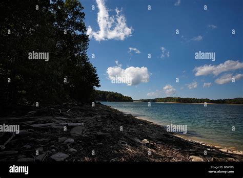 Environmental Pollution On Summersville Lake In West Virginia Usa