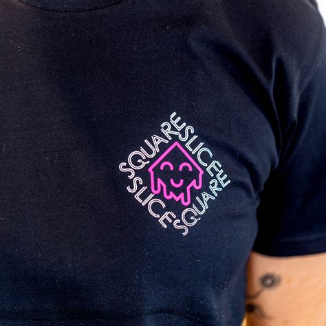 Praise Cheesus Tee Square Slice