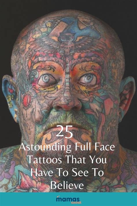 25 Astounding Face Tattoos That You Must See To Believe Artofit