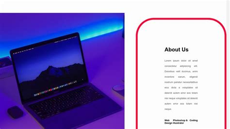 Responsive About Us Section Using Html And Css