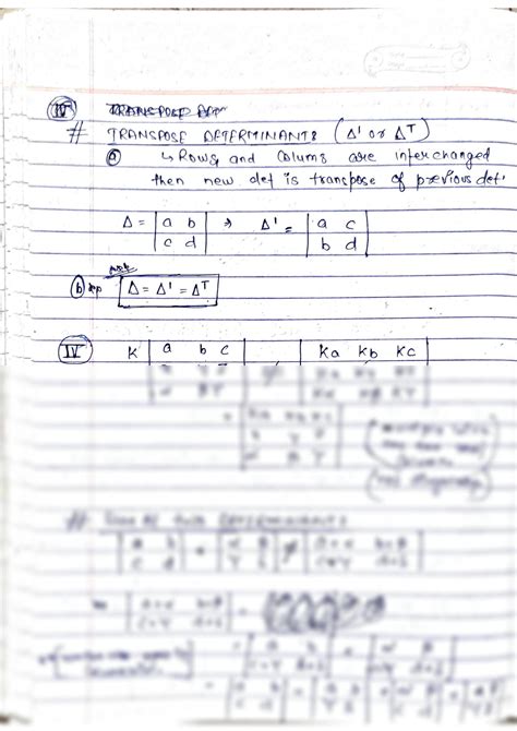 SOLUTION Matrices And Determinant For IIT JEE Class 12 NDA Studypool