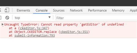 Javascript Ckeditor Js Uncaught TypeError Cannot Read Property GetEditor Of Undefined