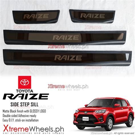 Toyota Raize 2022 2023 Door Step Protector Side Stepsill Step Sill Raize Accessories