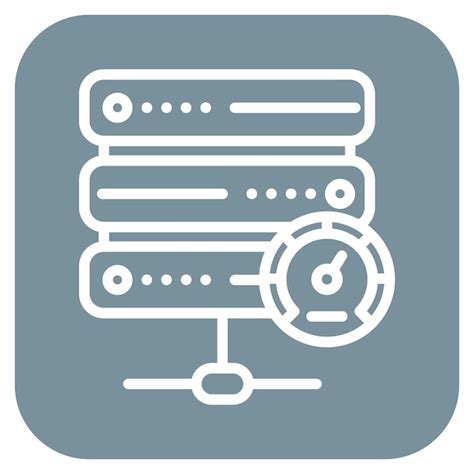 Premium Vector Database Speed Vector Illustration