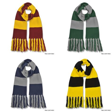 【portkey】英國 哈利波特 第一集電影原版圍巾 Harry Potter Broad Stripe Scarf 蝦皮購物