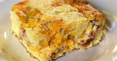 Meat Lovers Puff Pancake Breakfast Casserole Recipe