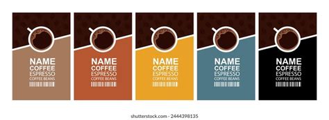 Vector Set Three Coffee Bean Labels 库存矢量图（免版税）2353524531 Shutterstock
