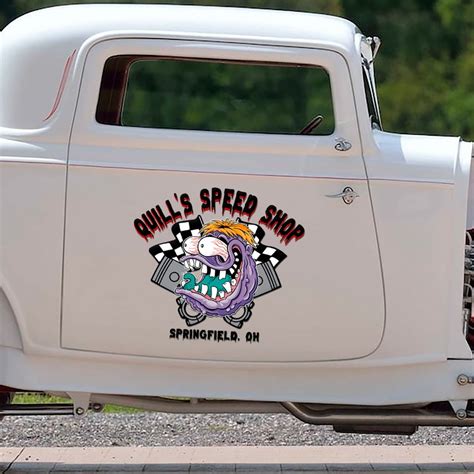 Custom Hot Rod Monster Vinyl Decals Personalize Your Vehicle Dingmun
