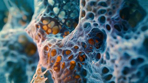 Inflamed Human Lymph Node Under A Microscope Inflamed Tonsils Lymph