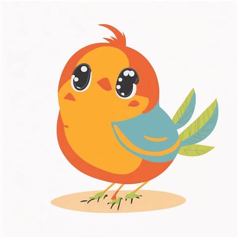 Premium Vector Cute Bird Vector Design Illustration