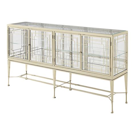Mid Century Glass Sideboard Chairish