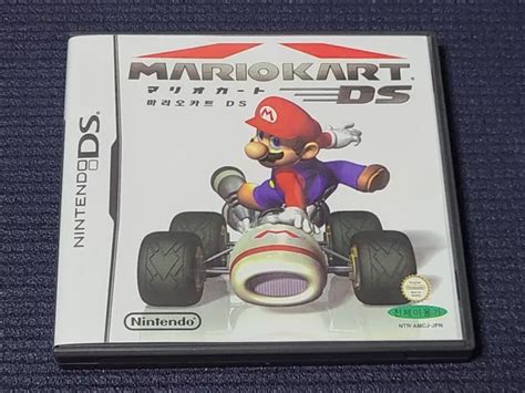 Super Rare Nintendo Ds Mariokart Ds Retro Game Daiwon Korean Version
