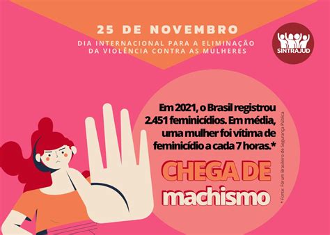 Slide 25 Novembro Violência Contra Mulher Sintrajud