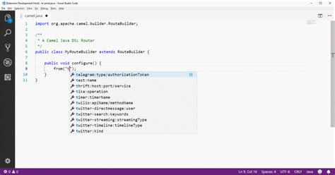 Apache Camel URI Completion With Java DSL Red Hat Developer
