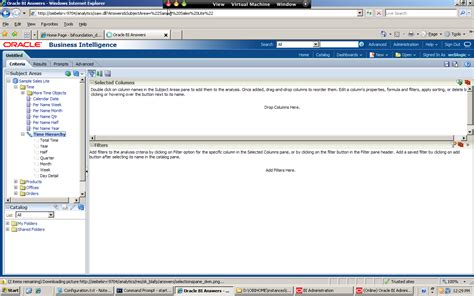 Cuneyt Yilmaz Oracle Blog Oracle Business Intelligence 11g Create A Report