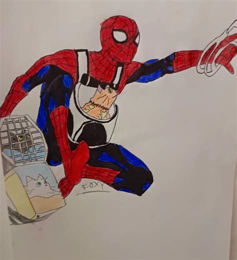 Spider Man Drawing By Foxybit3 On Deviantart