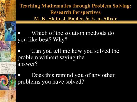 ppt teaching mathematics through problem solving emma ames jim fey