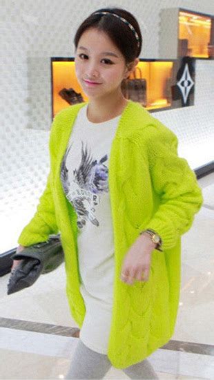 2015女装通勤百搭扎染中长款长袖v领宽松舒适秋新款纯棉针织开衫明天会更好宝贝888