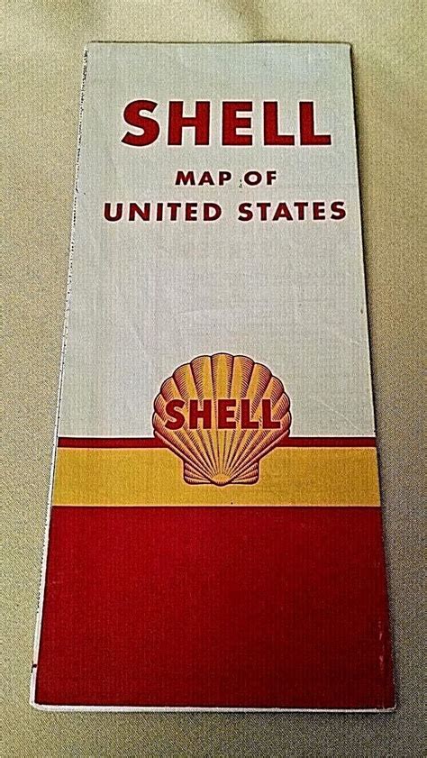 Shell Oil Map United States Hm Gousha Co Litho Usa 9 Ee 1957 1 1957