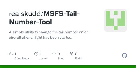 Releases · Realskudd Msfs Tail Number Tool · Github