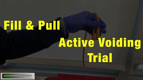 Fill And Pull Active Voiding Trial Training Youtube