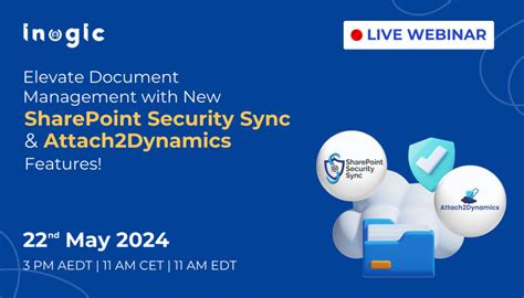 Webinar ☁ Elevate Document Management With New Sharepoint Security Sync