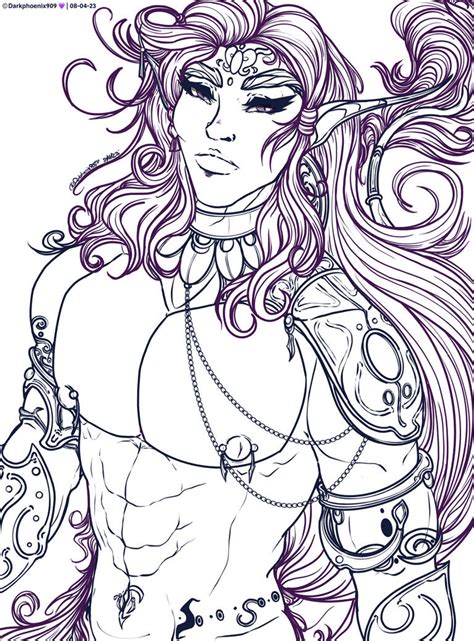 The Prince Of Passion Lineart By Darkphoenix909 On Deviantart