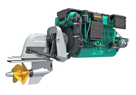 A visual breakdown of an inboard boat engine