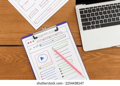 1 549 Home Screen Wireframe Images Stock Photos Vectors Shutterstock