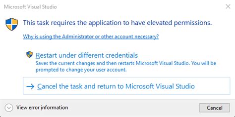 Windows Why Do My Visual Studio Solution Executables Need To Run As