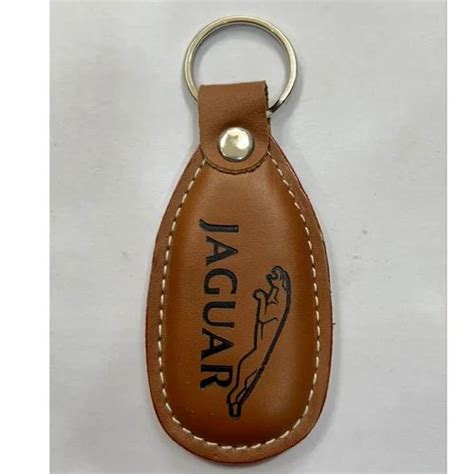 Leather Oval 4Inches Brown Promotional Keychain 4 Mm At Rs 7 75 In New