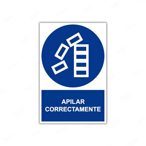 Rótulo De Obligación Apilar Correctamente Cod Ob 50