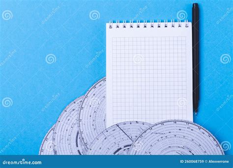 Tachograph And Notepad Driver Time Tracking Fixing The Movement Of