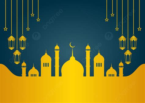 Mosque Shape Eid Mubarak Background Eid Mubarak Islamic Background