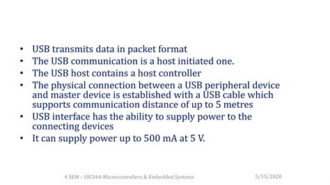 Communication Interface Of The Embedded Systems Ppt Operating