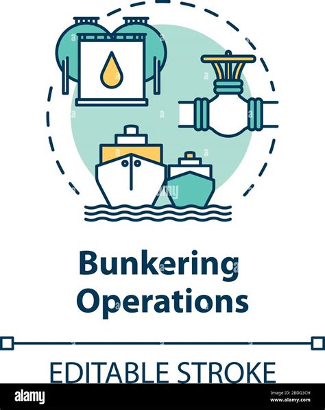 Bunkering Operation Stock Vector Images Alamy