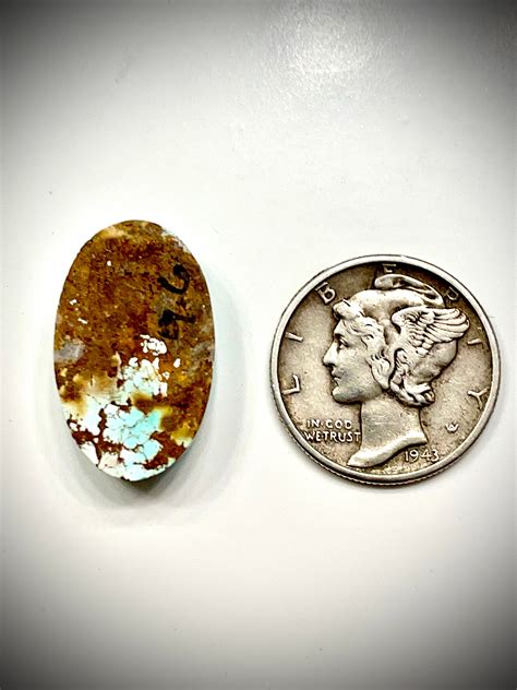 Royston Turquoise Royal Blue Mine Natural Gem Cab High Grade Cabochon 9