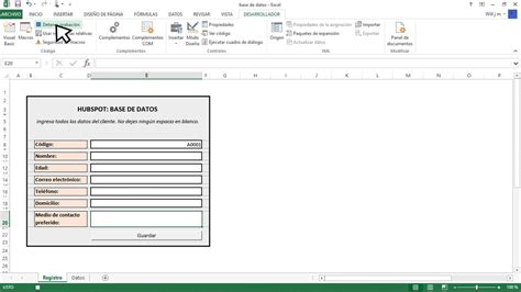 Cómo crear una base de datos en Excel paso a paso con ejemplo