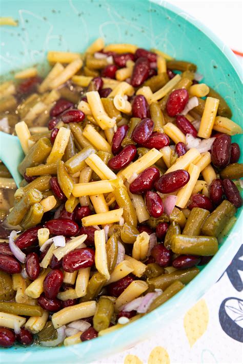 Classic Three Bean Salad The Kitchen Magpie