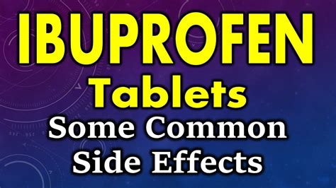 Ibuprofen Side Effects Common Side Effects Of Ibuprofen Side