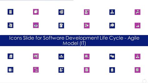 Icons Slide For Software Development Life Cycle Agile Model It Formats PDF
