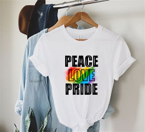 Pride Tshirt Pride Shirt Gay Tshirt Rainbow Pride Tee Lgbtq Shirt