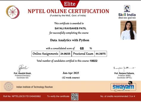 Dataanalytics Python Nptel Iitroorkee Sayali Patil