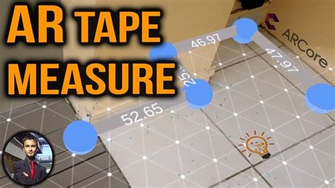 AR Measuring App Demo Using ARCore In Unity Augmented Reality Apps