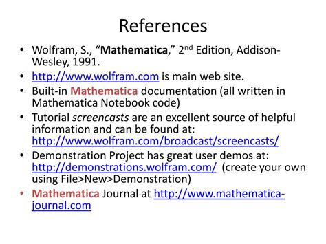 Ppt Introduction To Mathematica Powerpoint Presentation Free