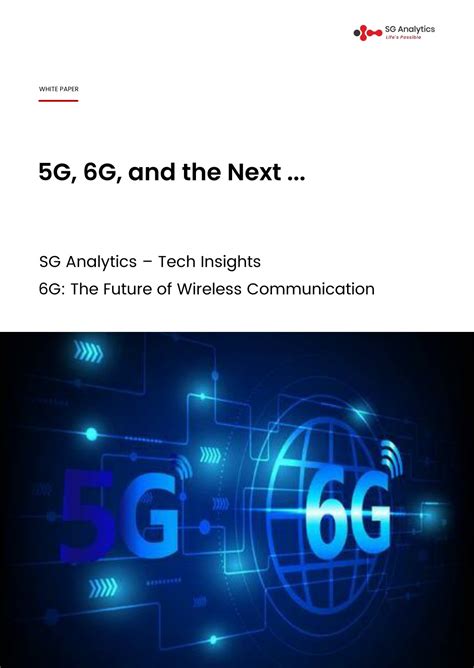 Ppt 5g 6g And The Future Of Wireless Communication Sg Analytics