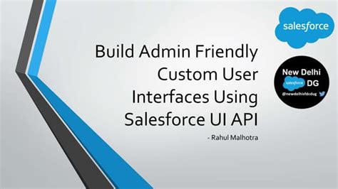 Introduction To Salesforce Ui Api Ppt