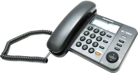 Купить Проводной телефон Panasonic Kx Ts2358rub серый в Алматы