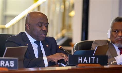 Dosye Jovenel Moïse Léon Charles remèt demisyon l antanke reprezantan Ayiti nan OEA Mag Haiti